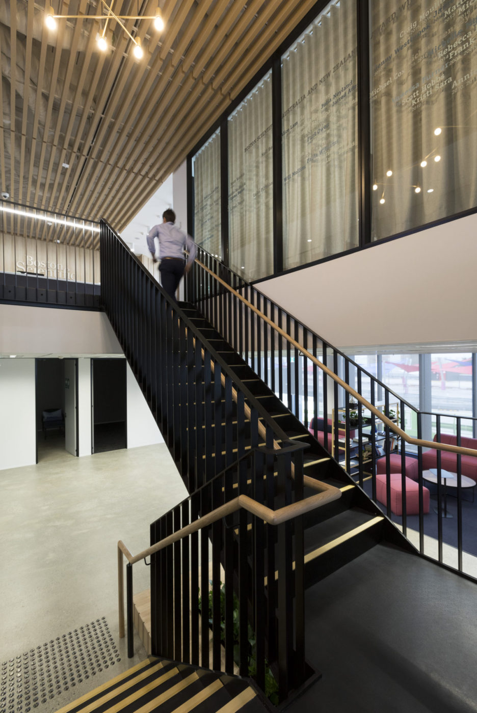 Boston Scientific - Architectural Staircase | Active Metal