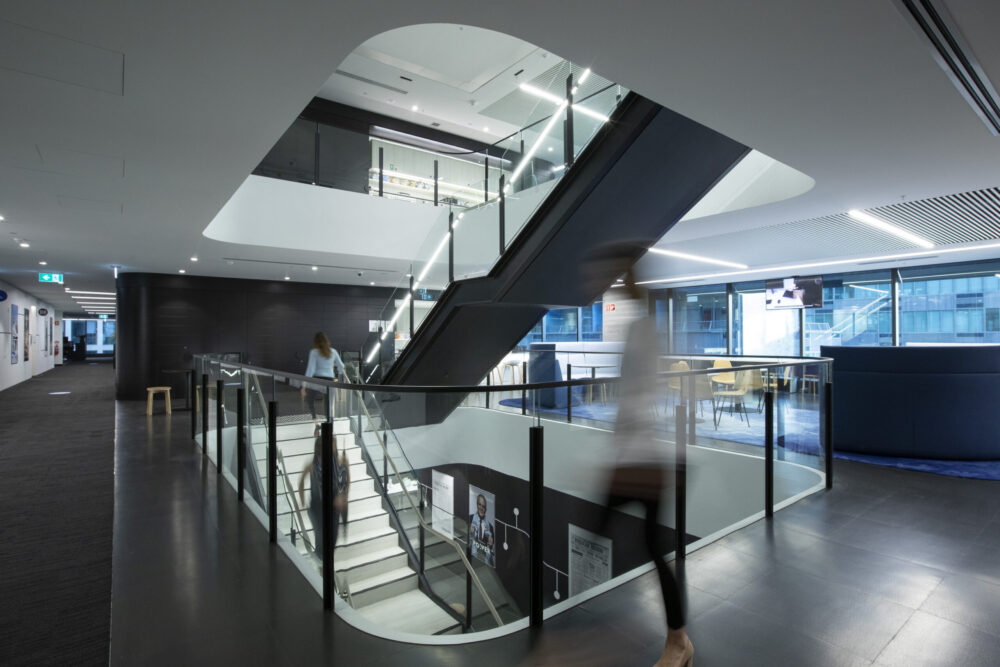 Architectural Stair Design | Nine Entertainment | Active Metal