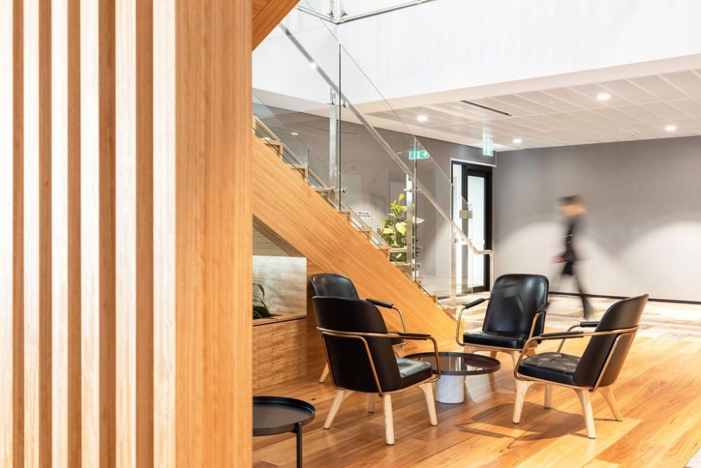 Designer Stair | Challenger Extension Fitout | Active Metal