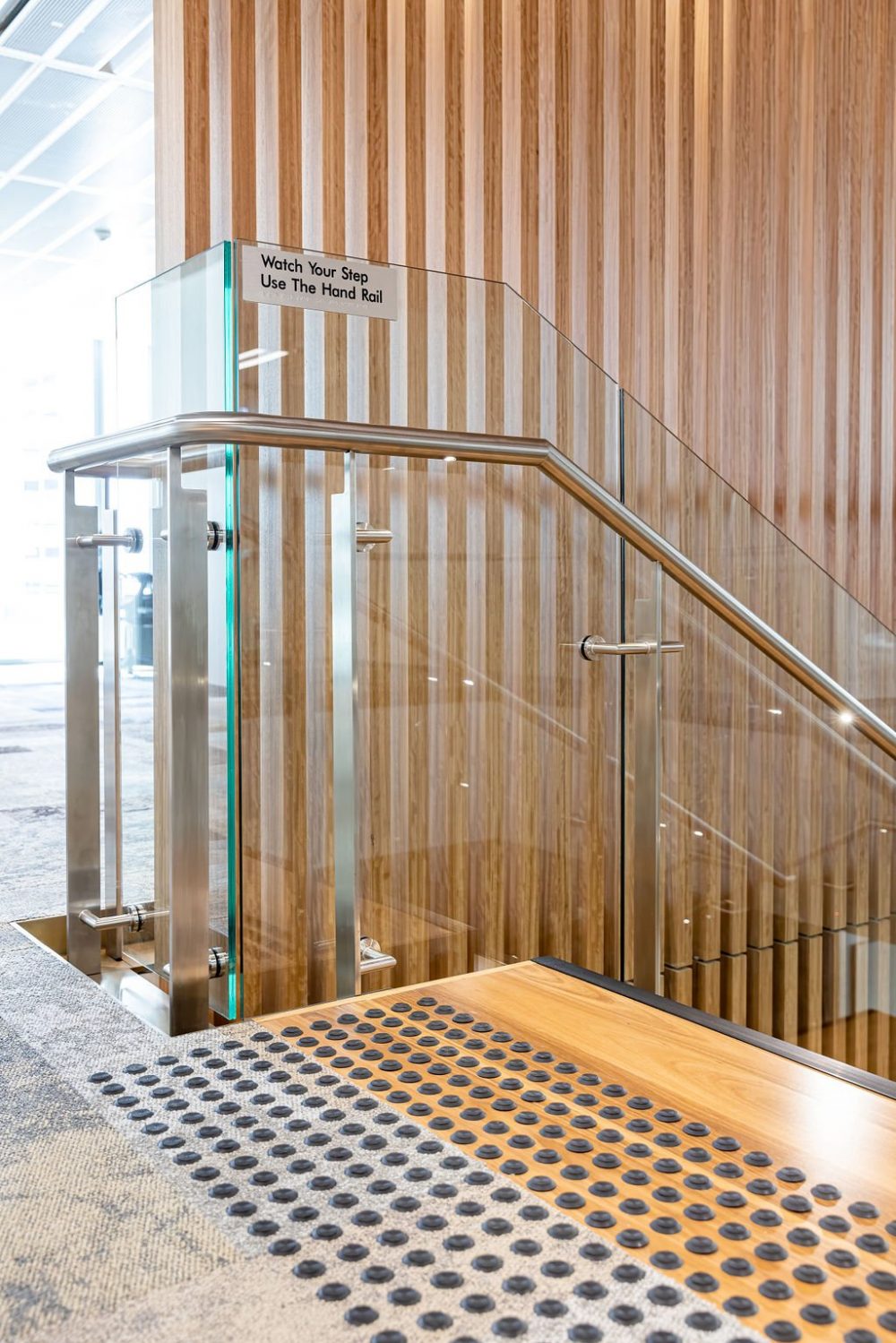 Designer Stair | Challenger Extension Fitout | Active Metal