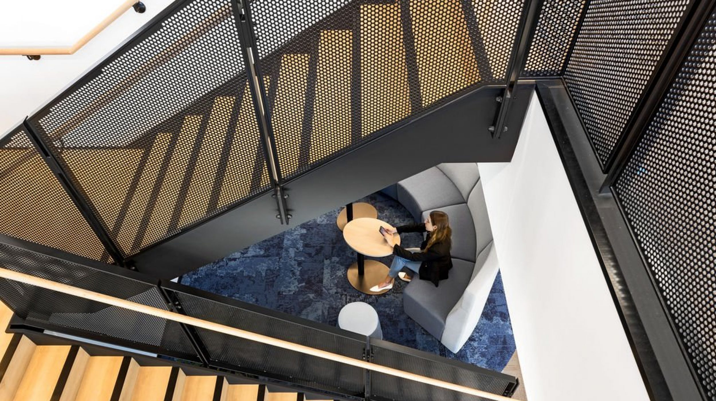 Mesh Steel Staircase | Sydney Water | Active Metal