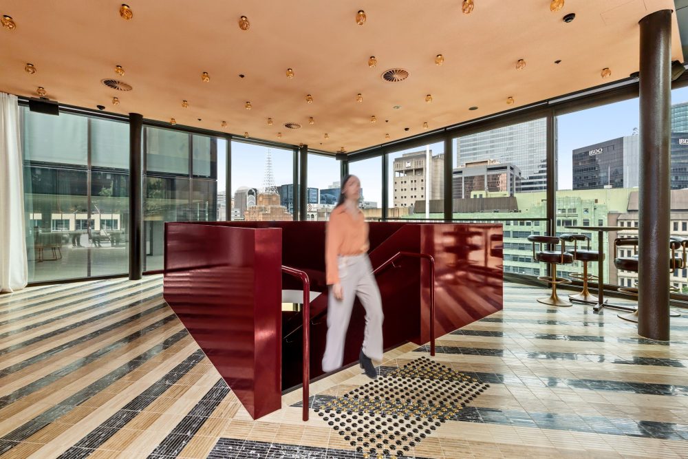 Curved Feature Staircase | Shell House | Active Metal